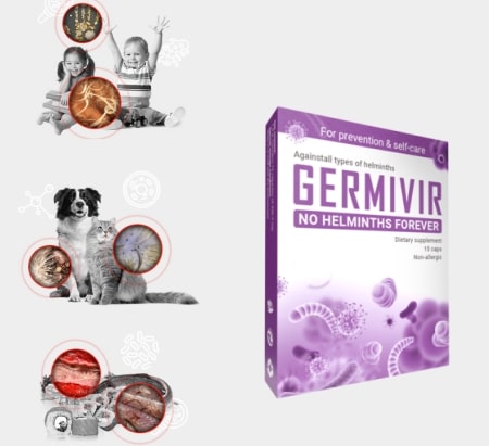 Germivir Review | Pills for the Removal of Helminths & Parasites
